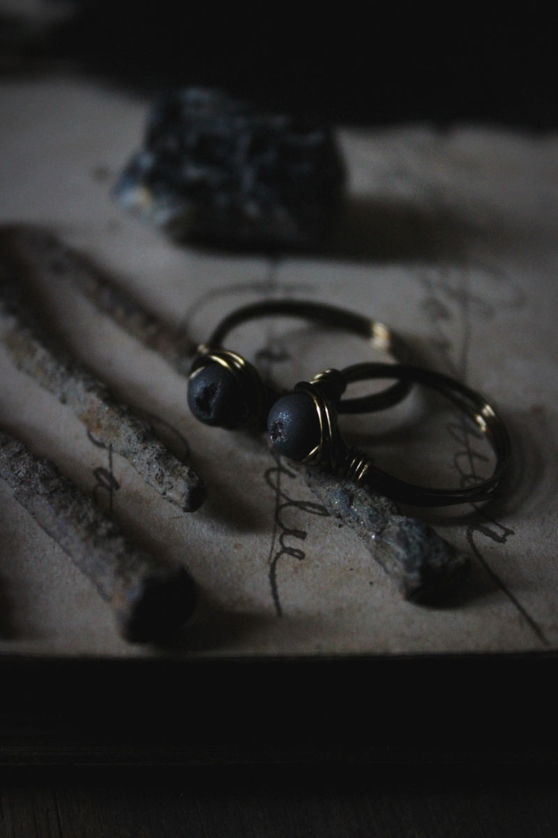 Season of the Witch, Pt.I | Cauldron Black. Gemstone Wire-wrapped Ring ...