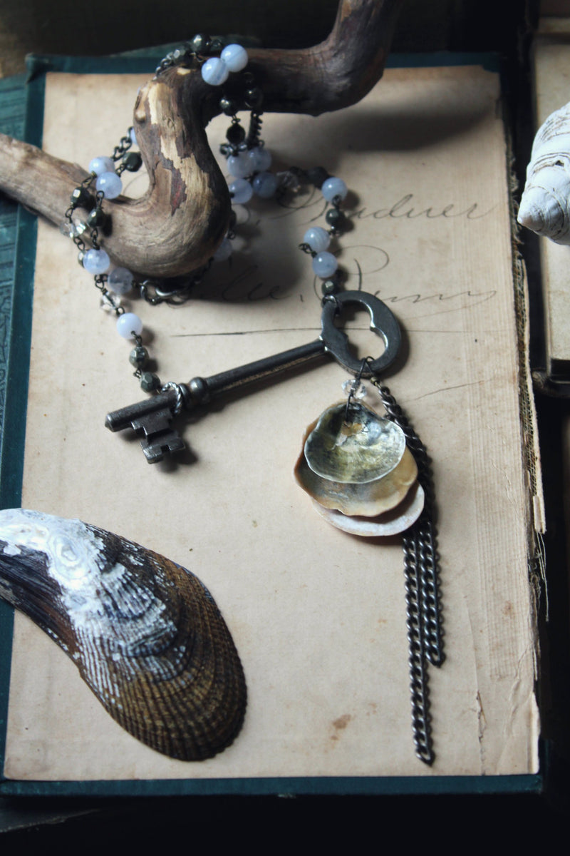 Kedge Cottage. Storyteller Series. Rustic Beach Seashell, Skeleton Key ...